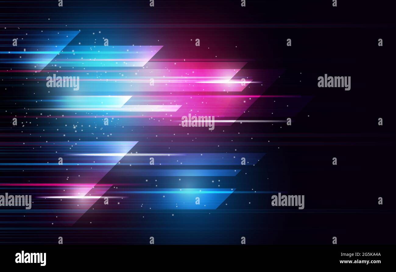 Abstract spectrum grid lighting line.Abstract background blue and pink ...