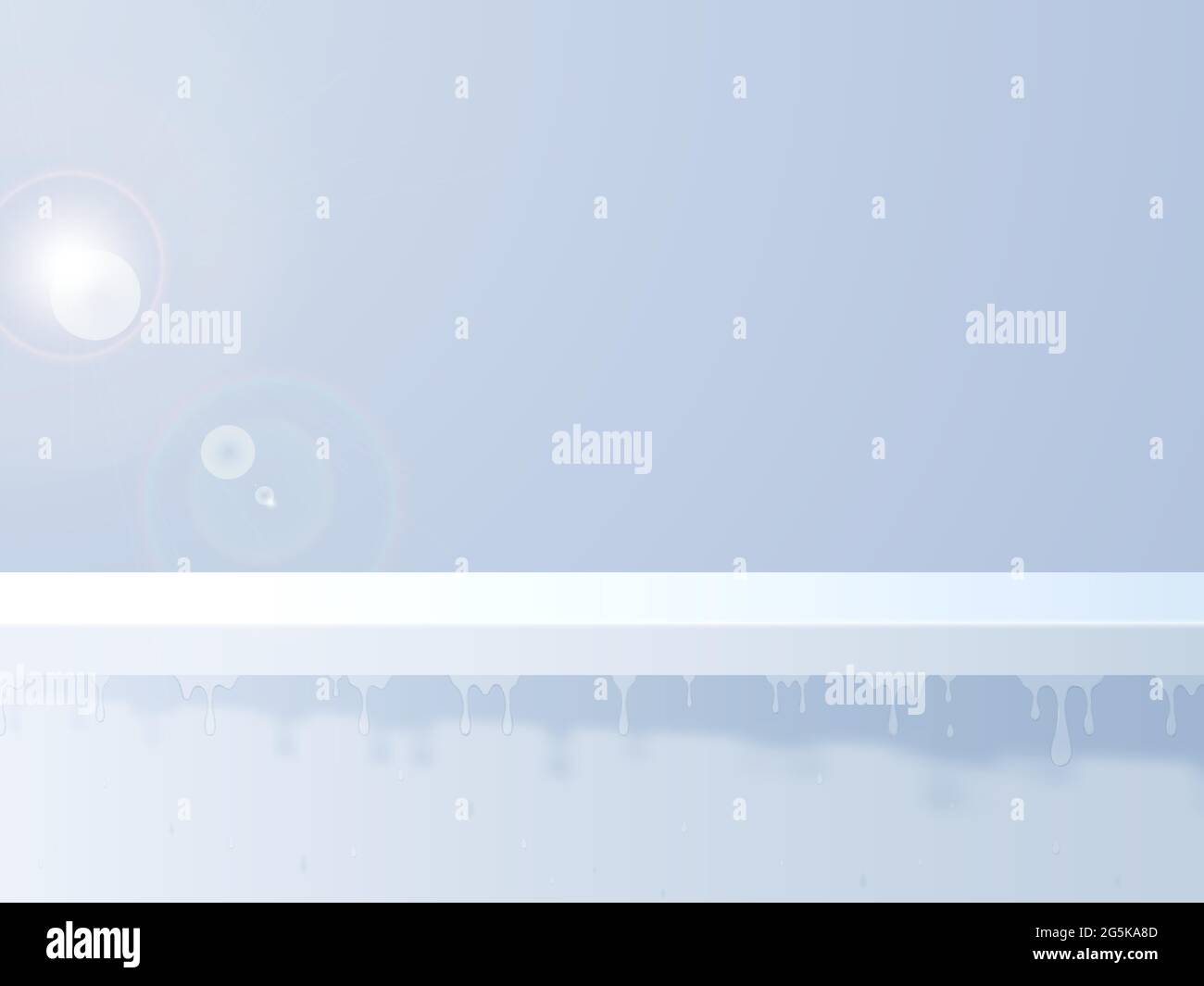 Hot summer stage podium for your product. Free space under the sun ...