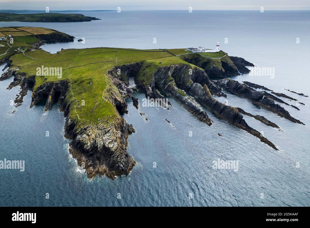 Ireland aerial map hi-res stock photography and images - Alamy