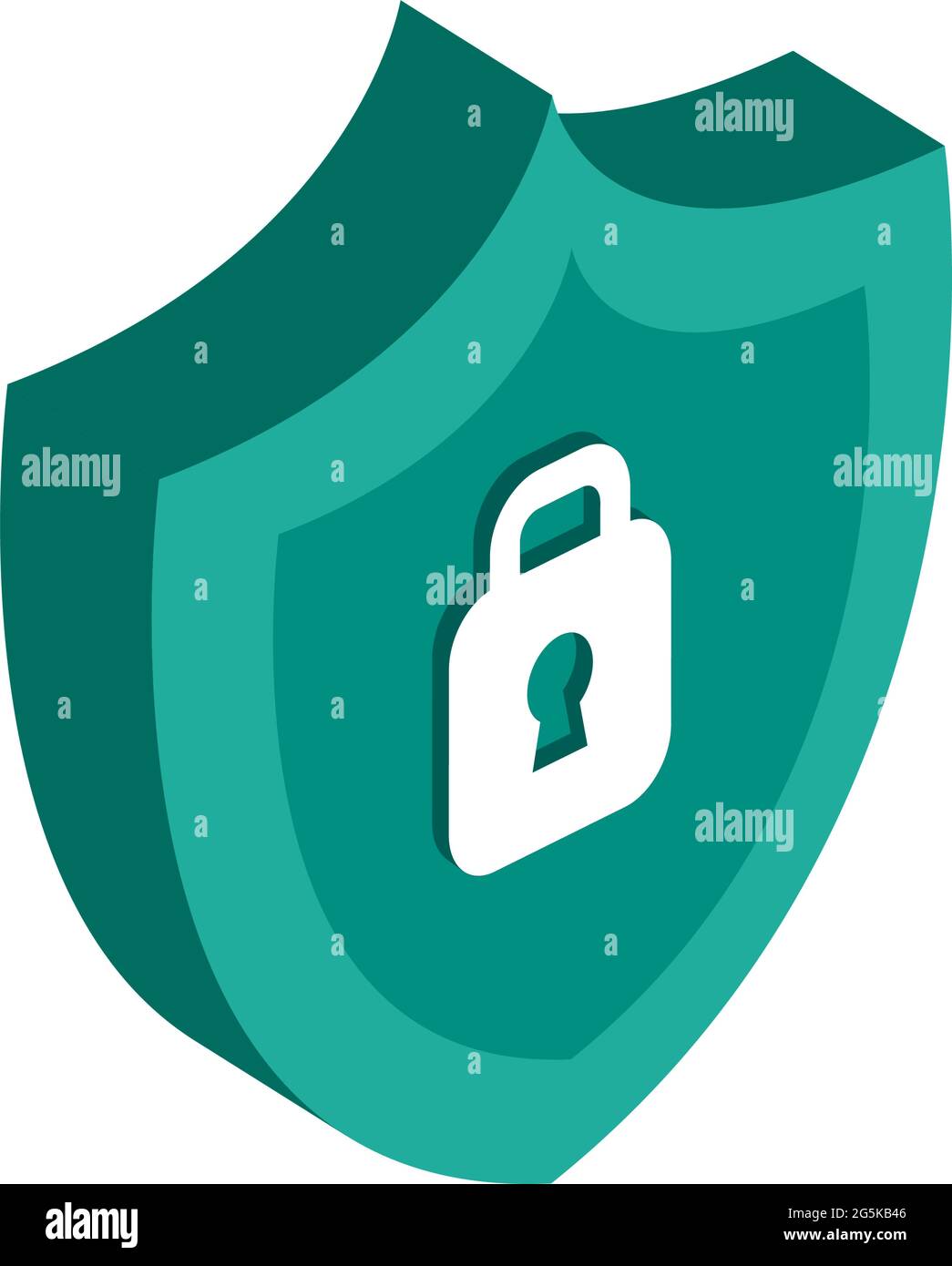 isometric shield icon Stock Vector Image & Art - Alamy