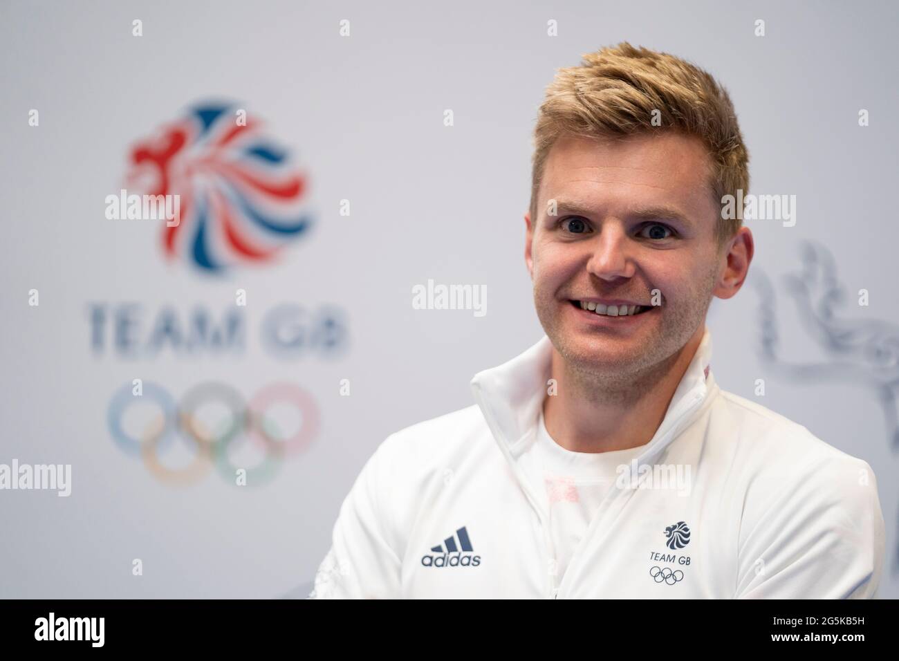 Marcus Ellis during the kitting out session for the Tokyo Olympics 2020 ...