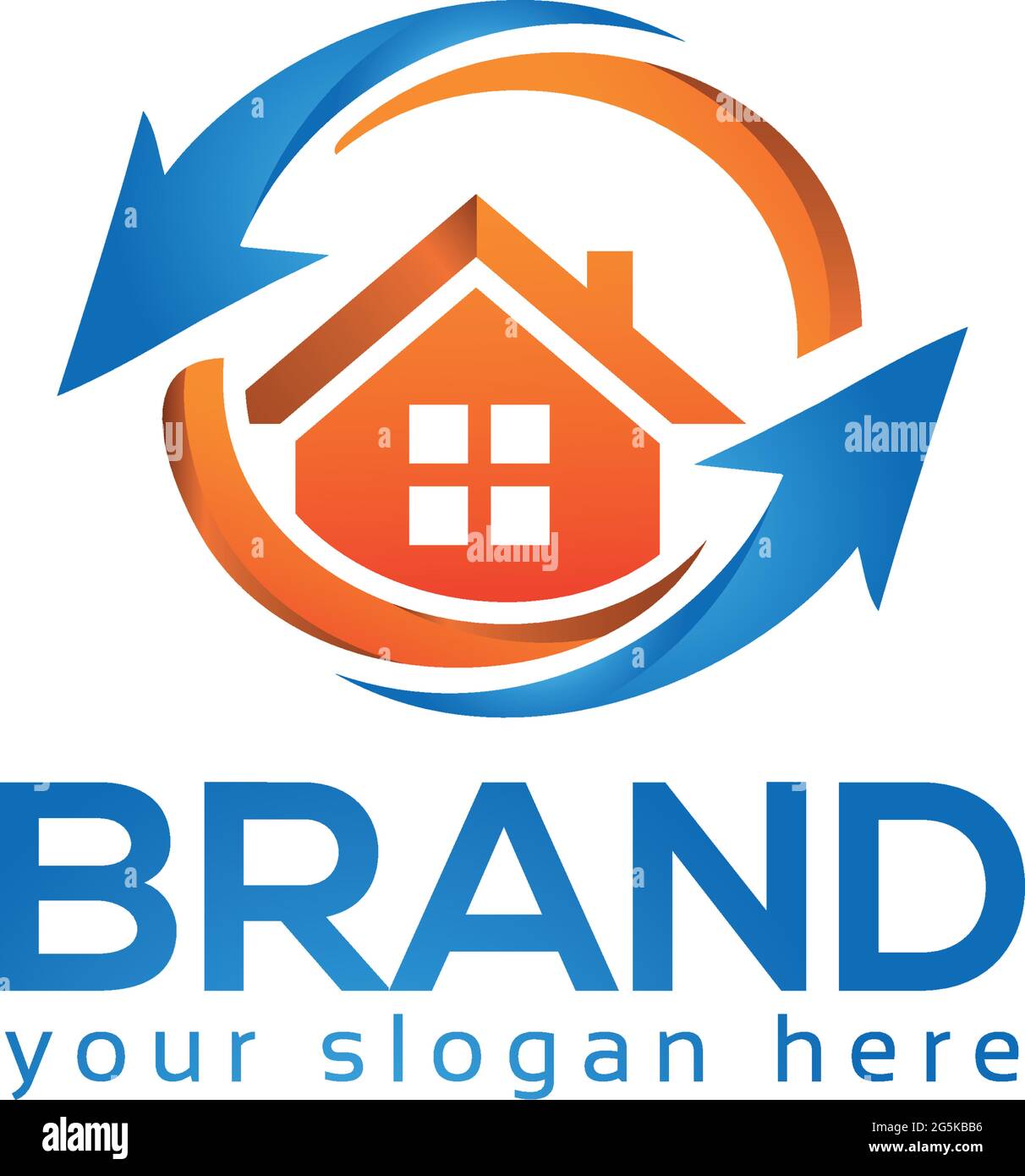 House logo vector on white background. Abstract House Stock Vector ...