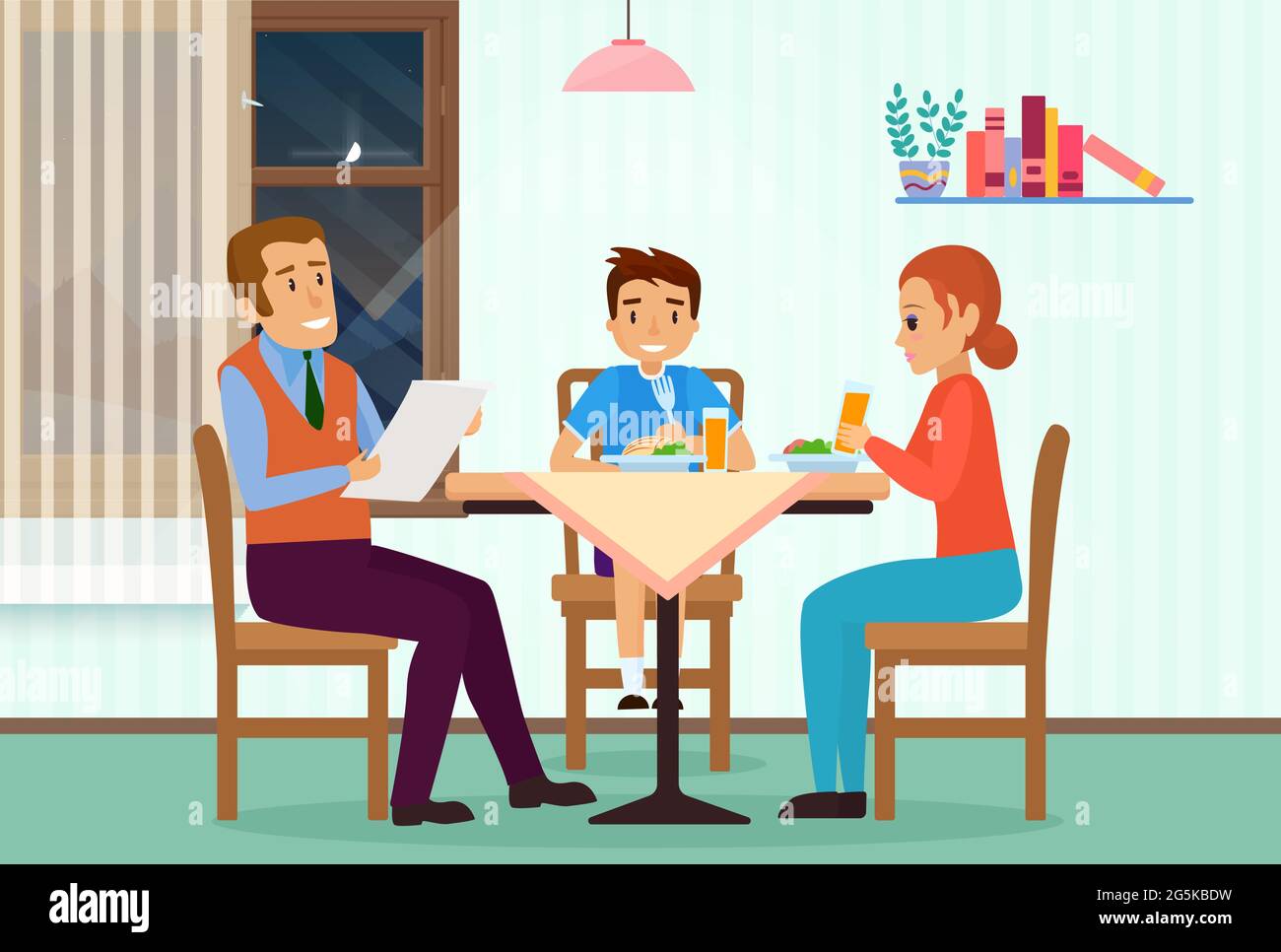 Cartoon Young People