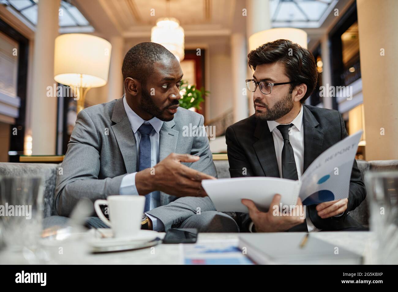 Two successful businessmen hi-res stock photography and images - Alamy