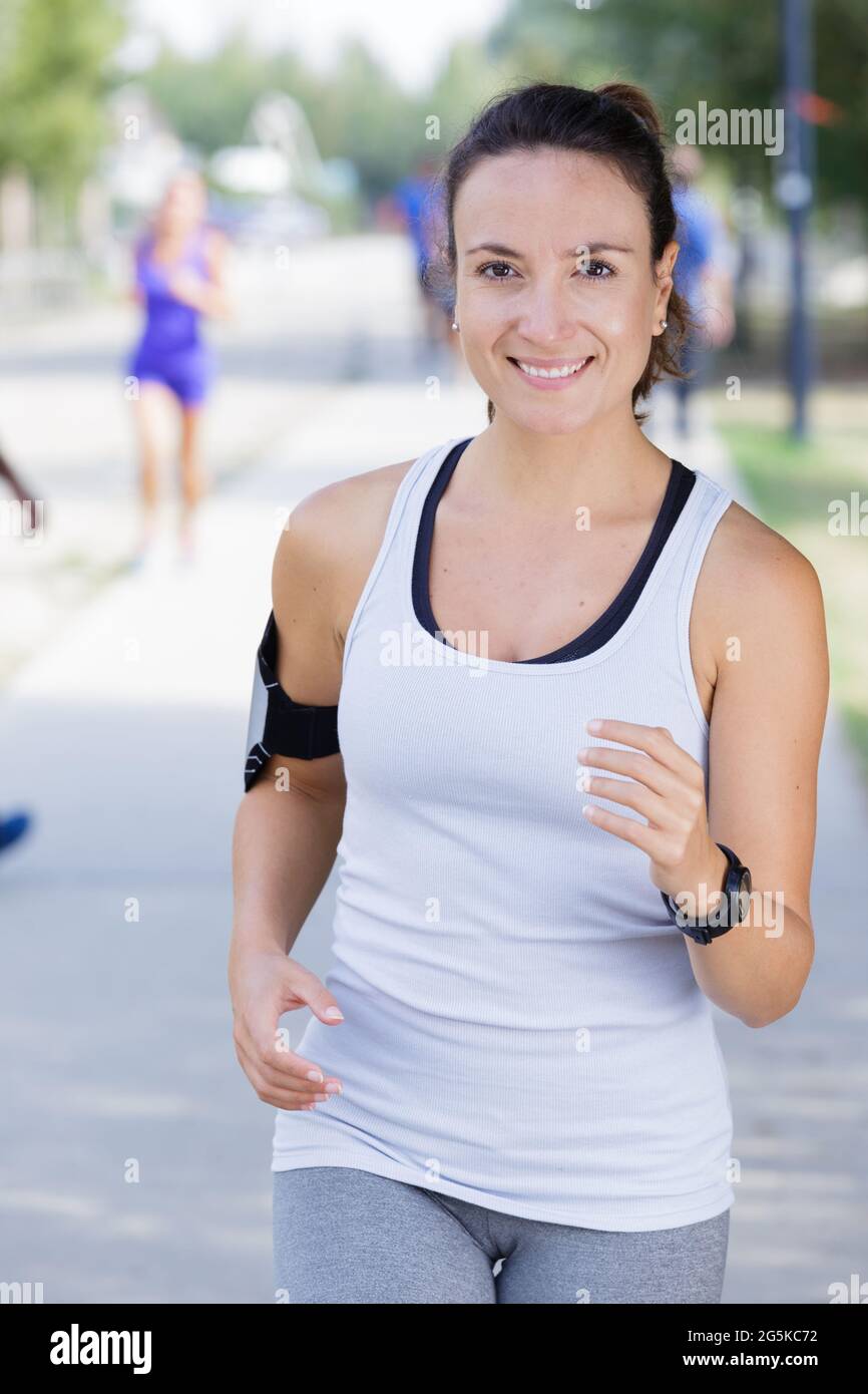 fitness woman runner Stock Photo - Alamy