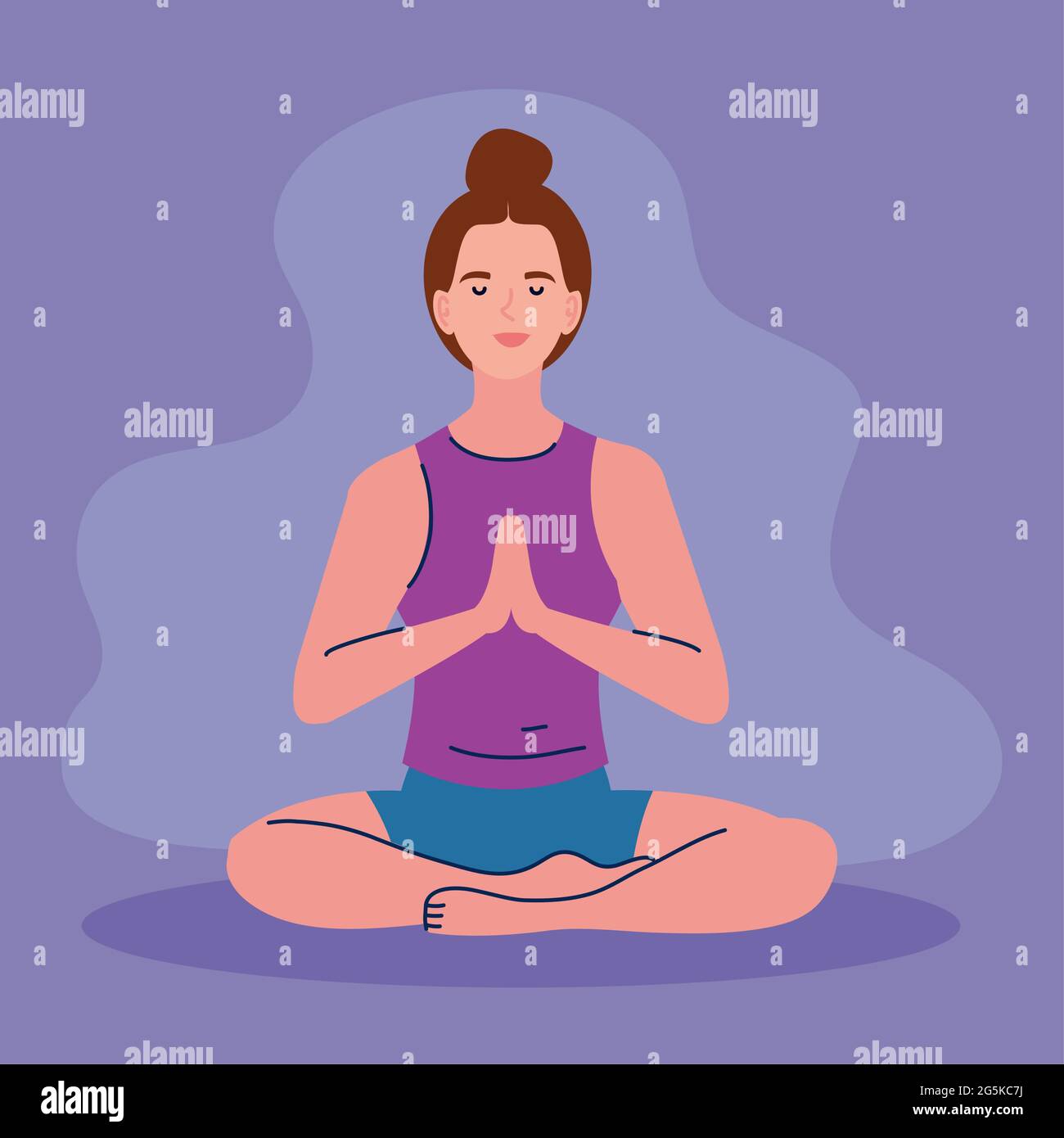 Beautiful fit woman in Stock Vector Images - Alamy