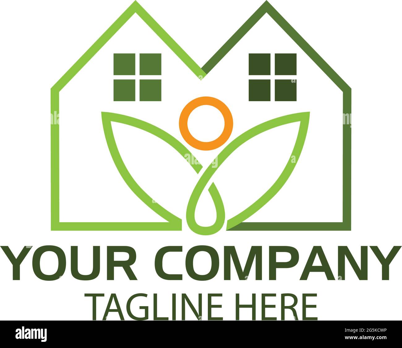 Health house logo template, flat design Stock Vector Image & Art - Alamy