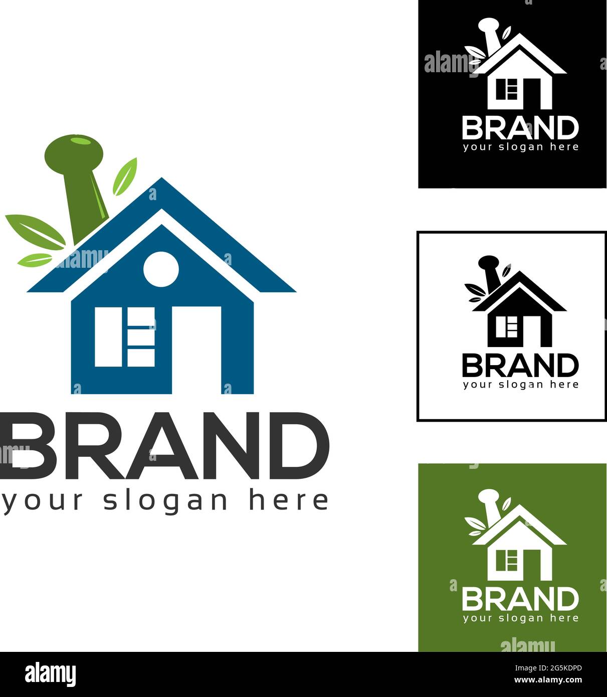 Health house logo template, flat design Stock Vector Image & Art - Alamy