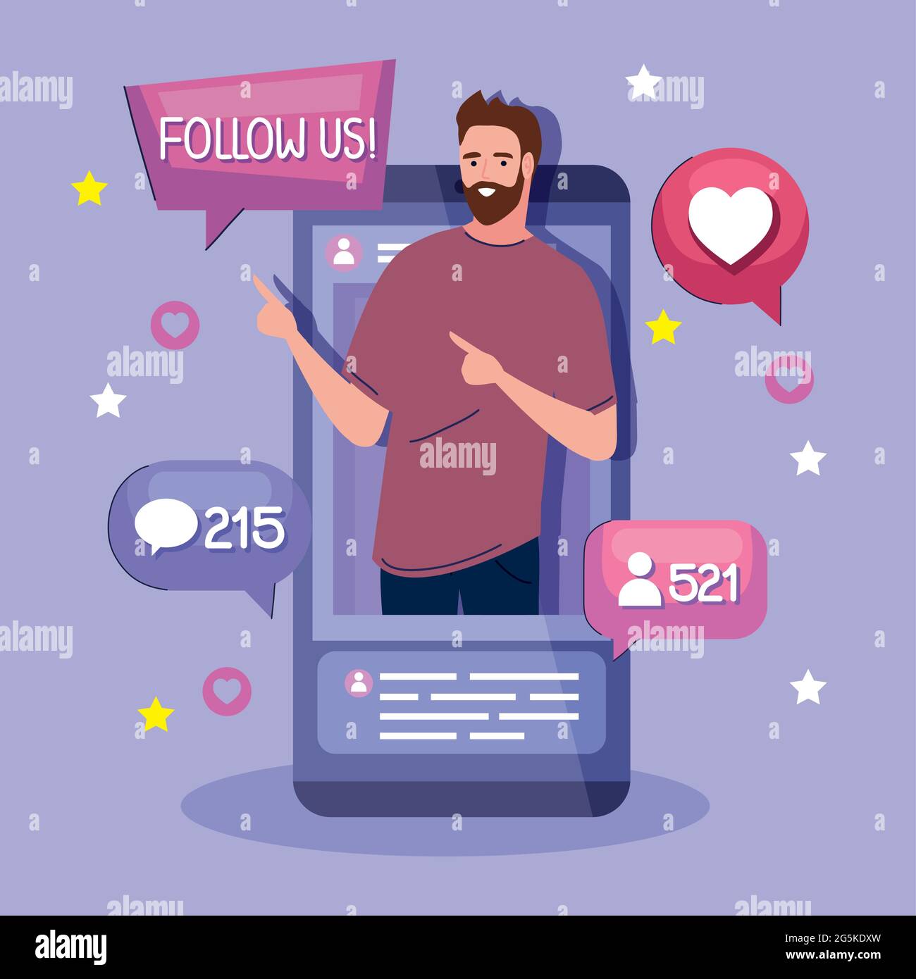 Follows her Stock Vector Images - Alamy