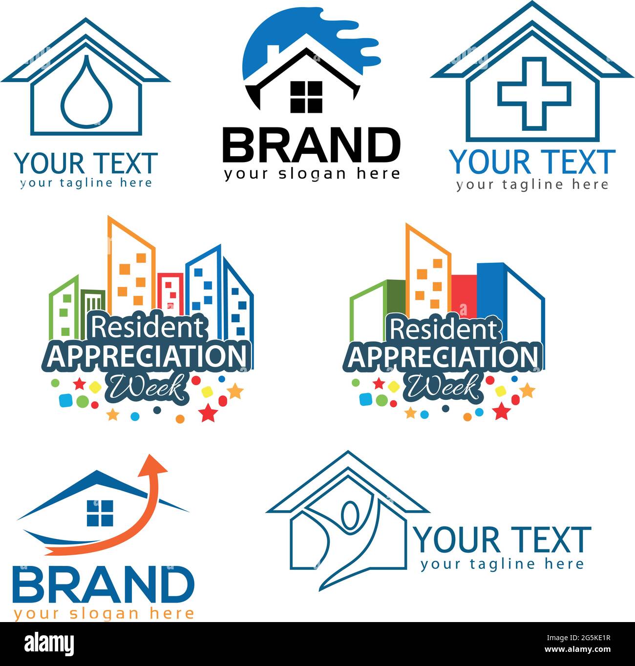 House Logo Design Vector, house icons set Stock Vector Image & Art - Alamy