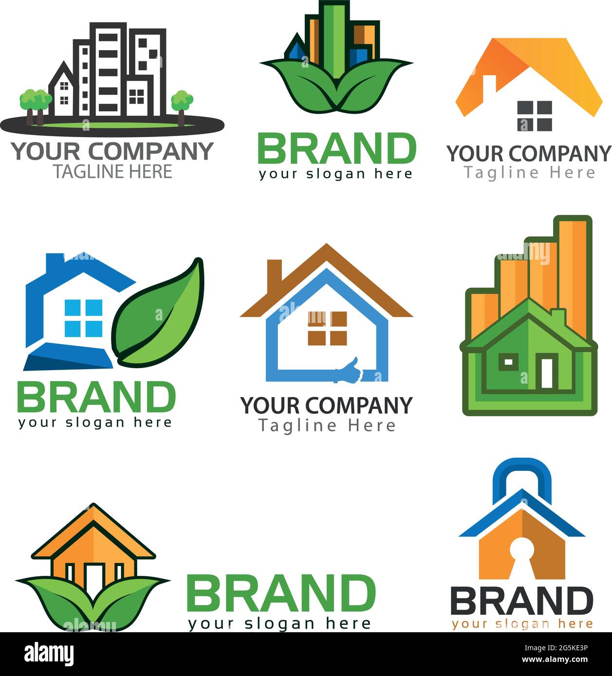 House Logo Design Vector, house icons set Stock Vector Image & Art - Alamy