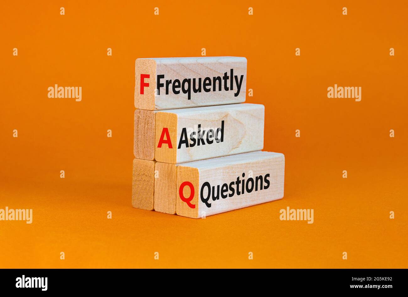 FAQ frequently asked questions symbol. Concept words 'FAQ frequently ...