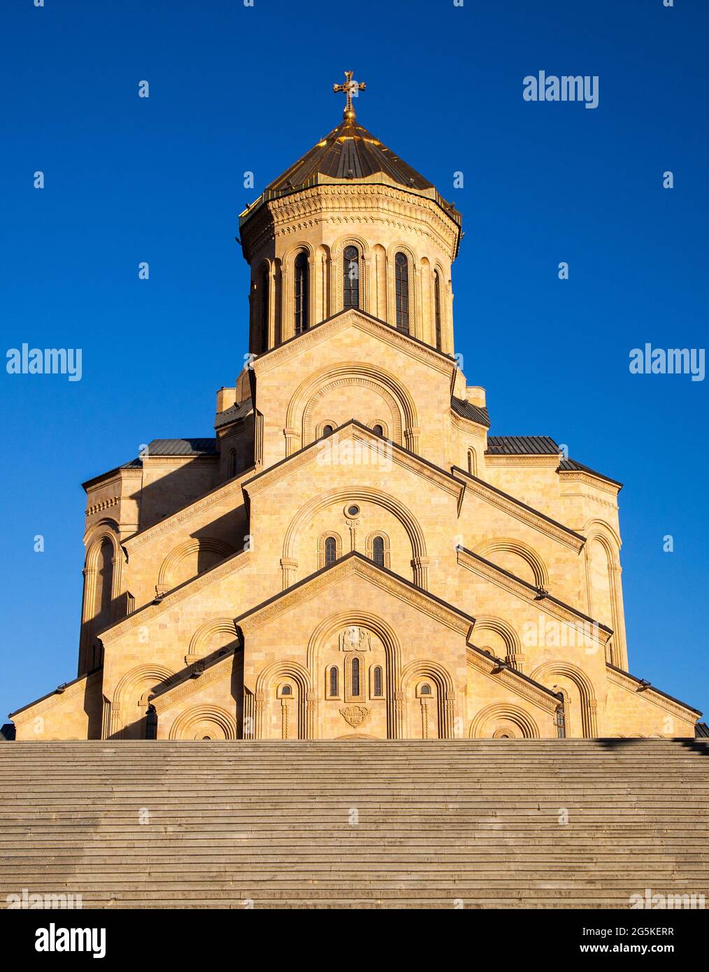 Holy Trinity Cathedral view, Tbilisi, Georgia Stock Photo - Alamy
