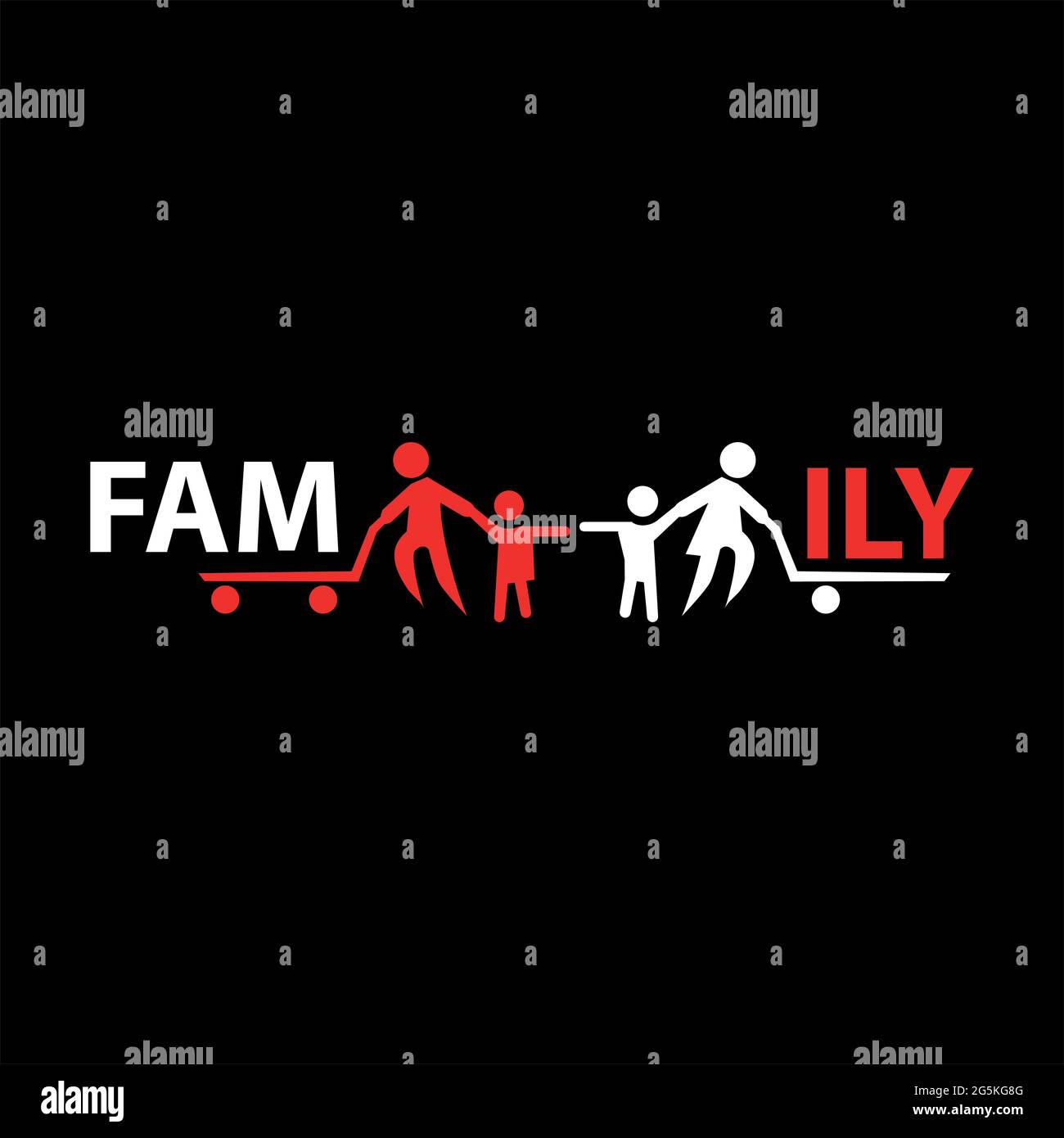 Family split Stock Vector Images - Alamy