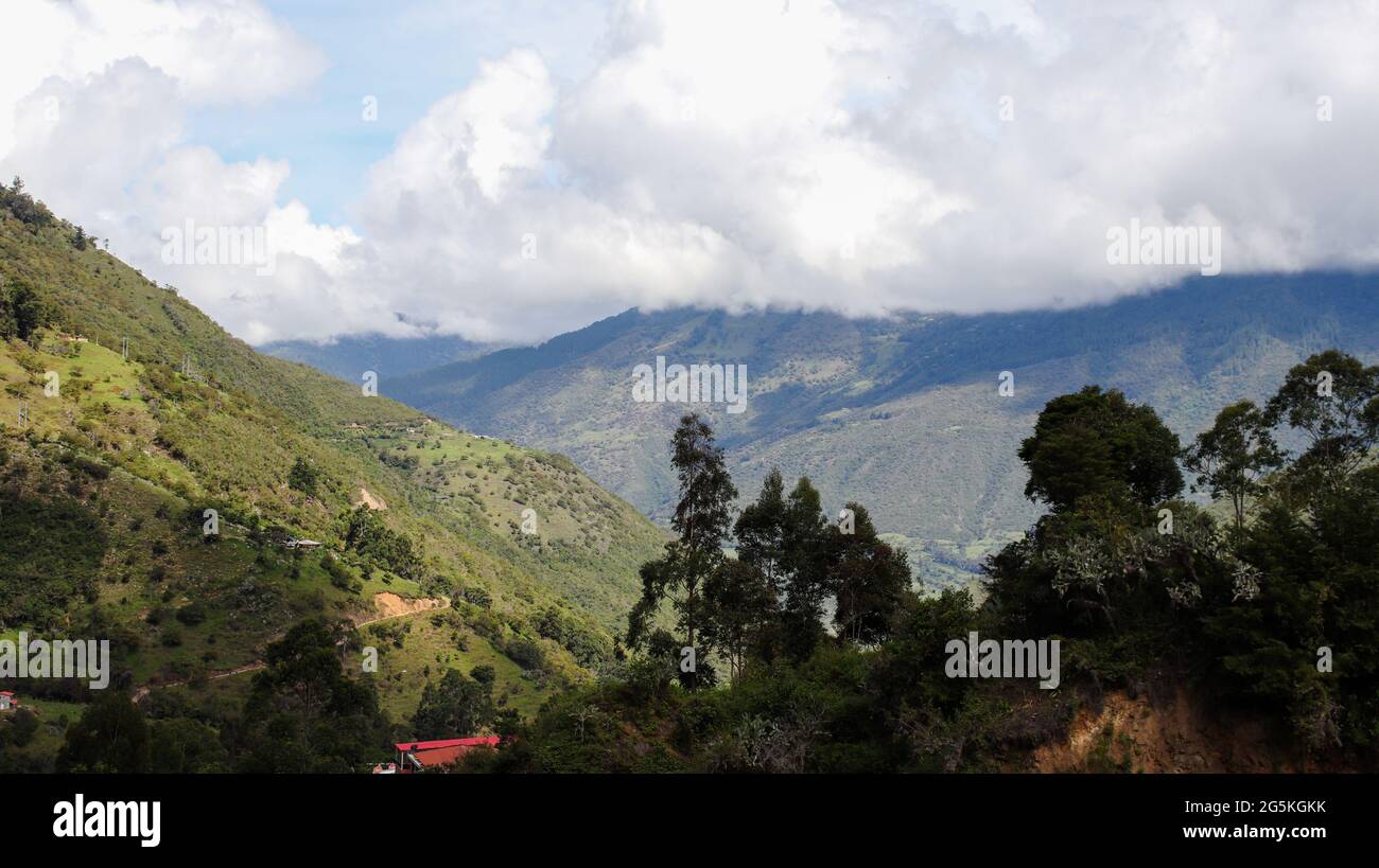 Beautiful shot of a hill station Stock Photo - Alamy