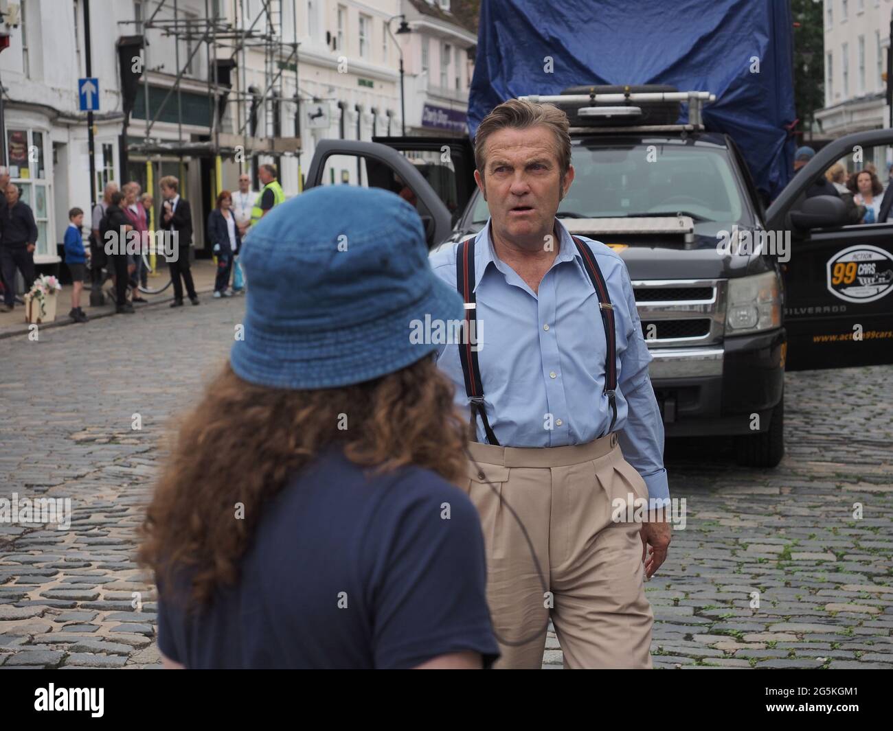 Larkin Faversham, Kent, UK. 28th June 2021. Filming Of The New