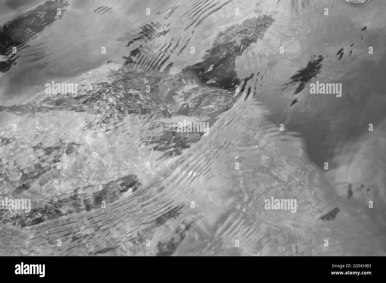 Grayscale shot of water surface Stock Photo - Alamy