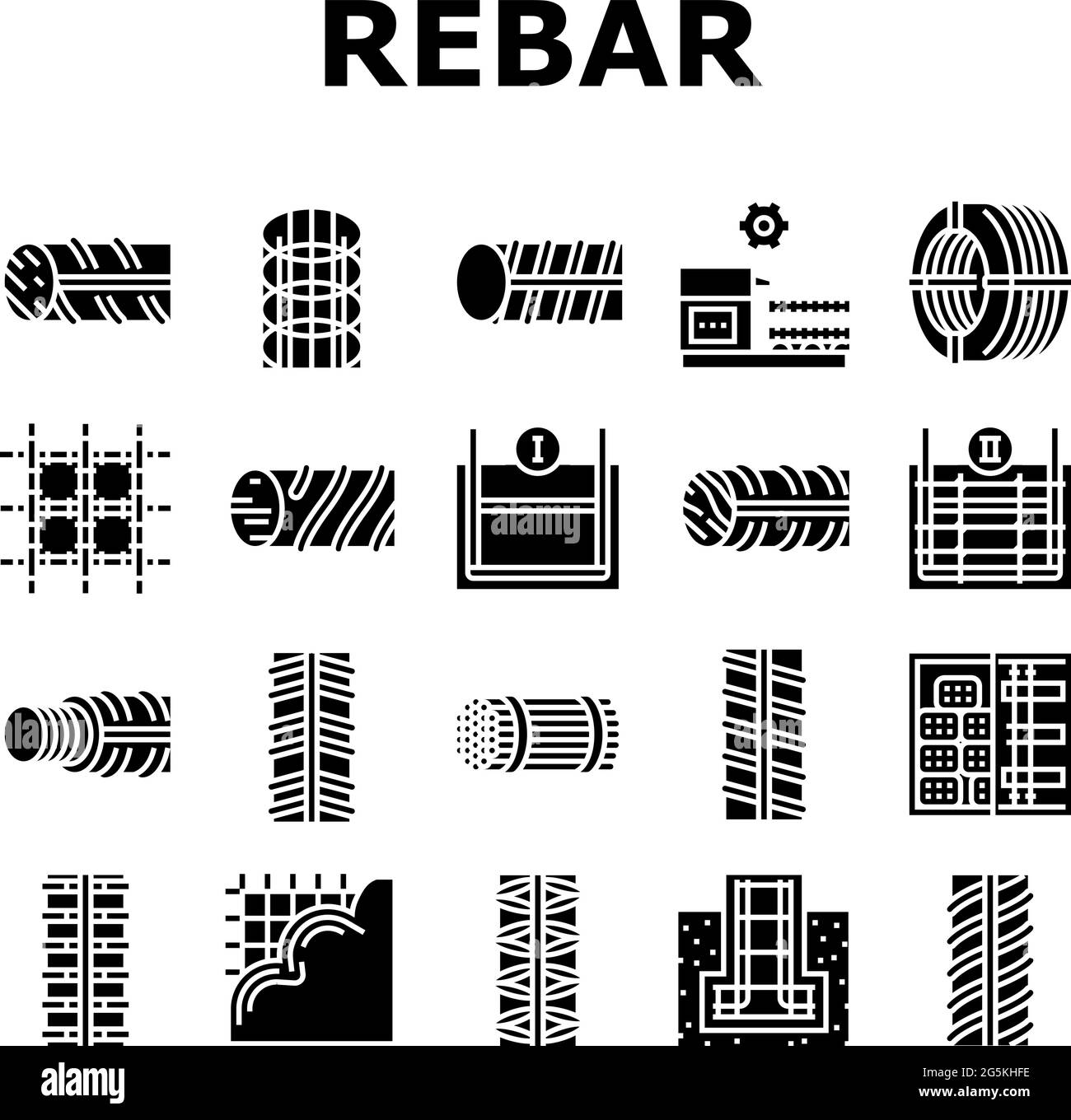 Rebar Construction Collection Icons Set Vector Stock Vector Image & Art ... Rebar Construction Collection Icons Set Vector Stock Vector Image & Art ...