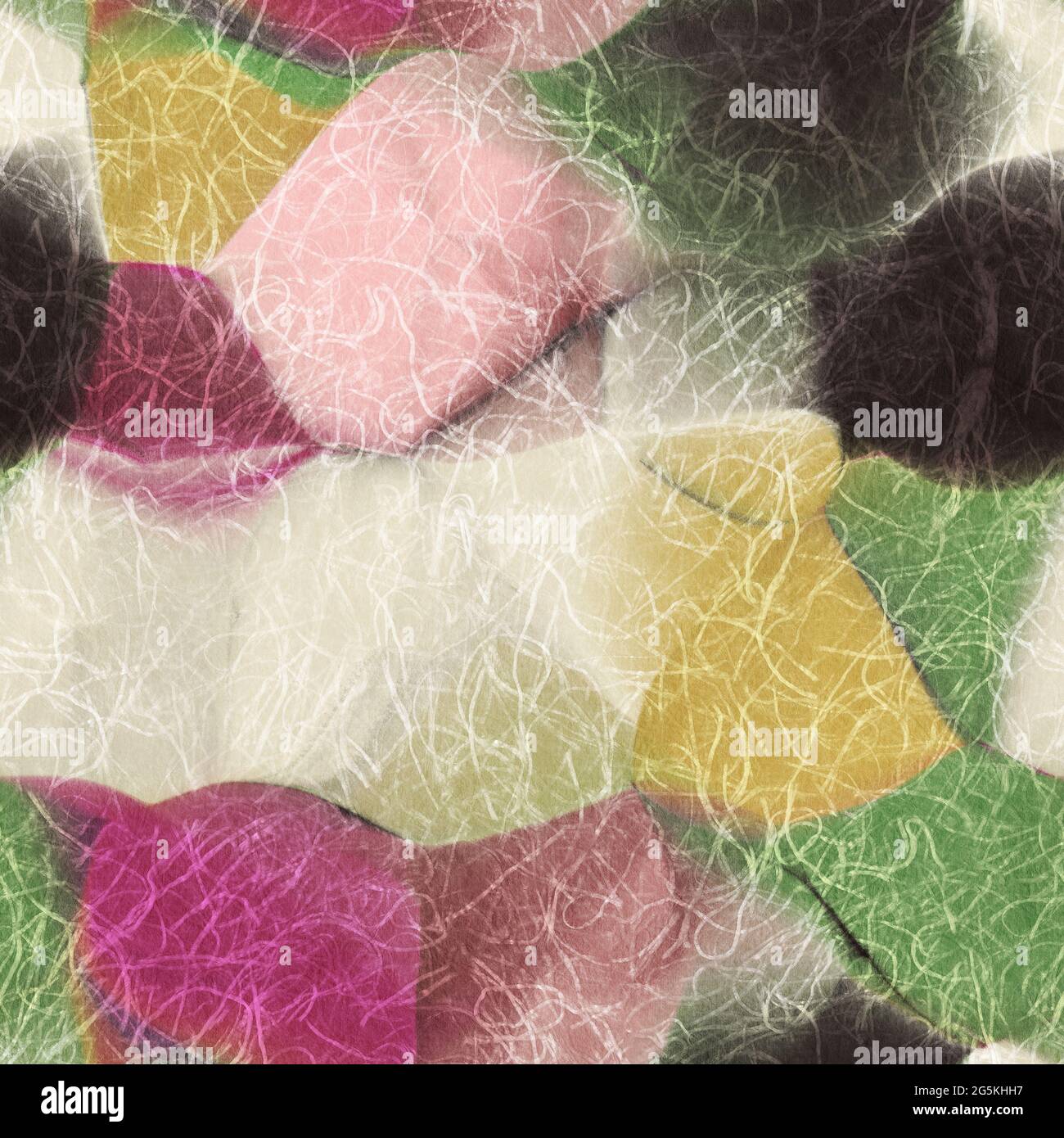 Seamless abstract blobs of color paper texture Stock Photo - Alamy