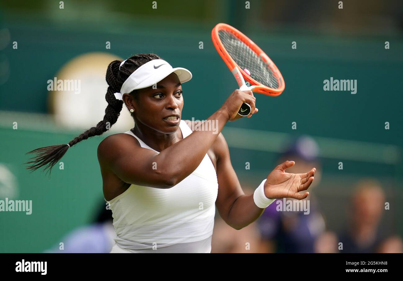 Sloane stephens wimbledon 2021 hi-res stock photography and images - Alamy
