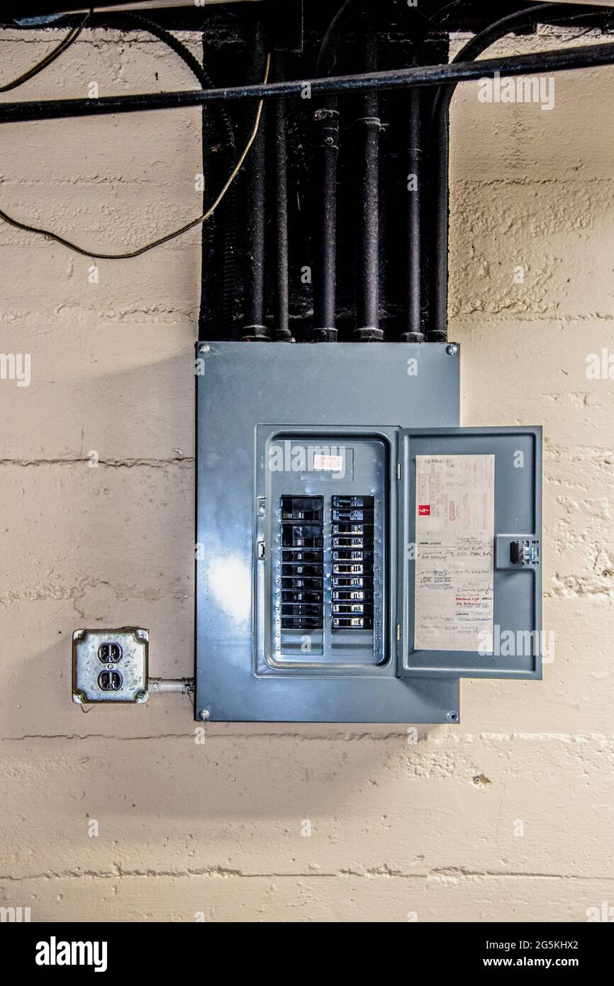 Electrical wire conduit panel hi-res stock photography and images - Alamy