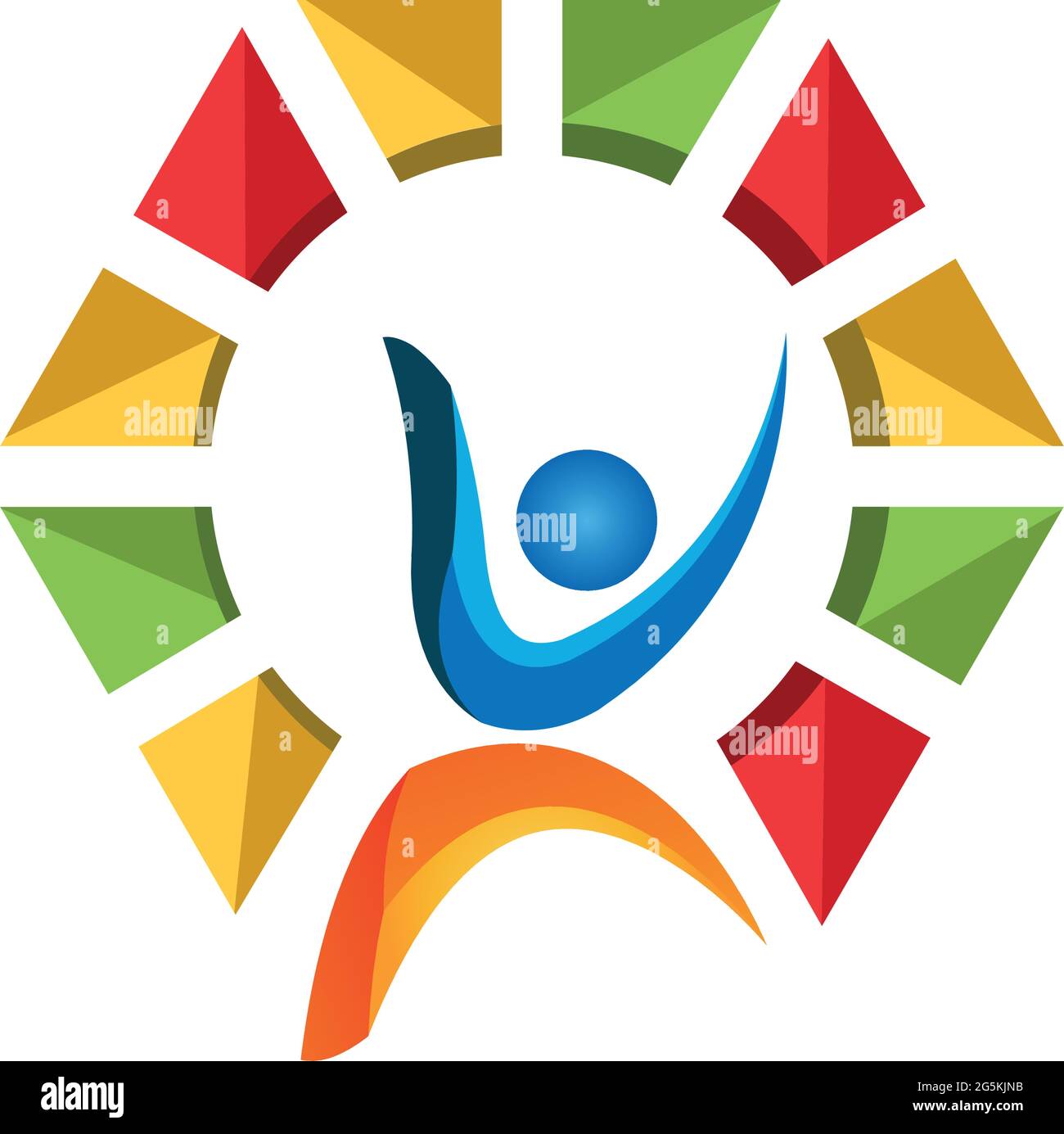 Active Person logo vector, Colorful people Stock Vector Image & Art - Alamy