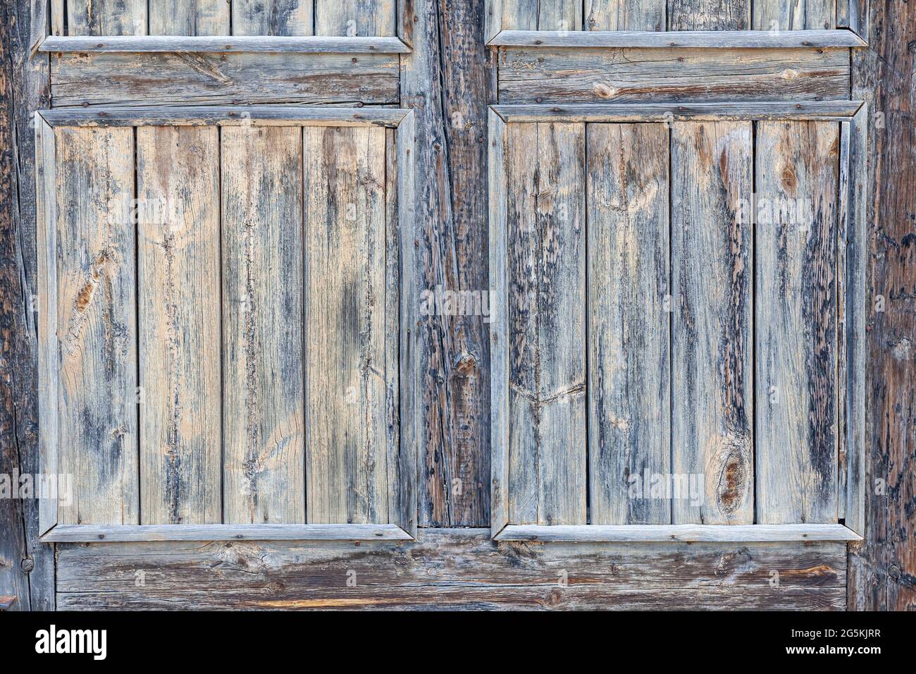 Rustic Wood Door Background