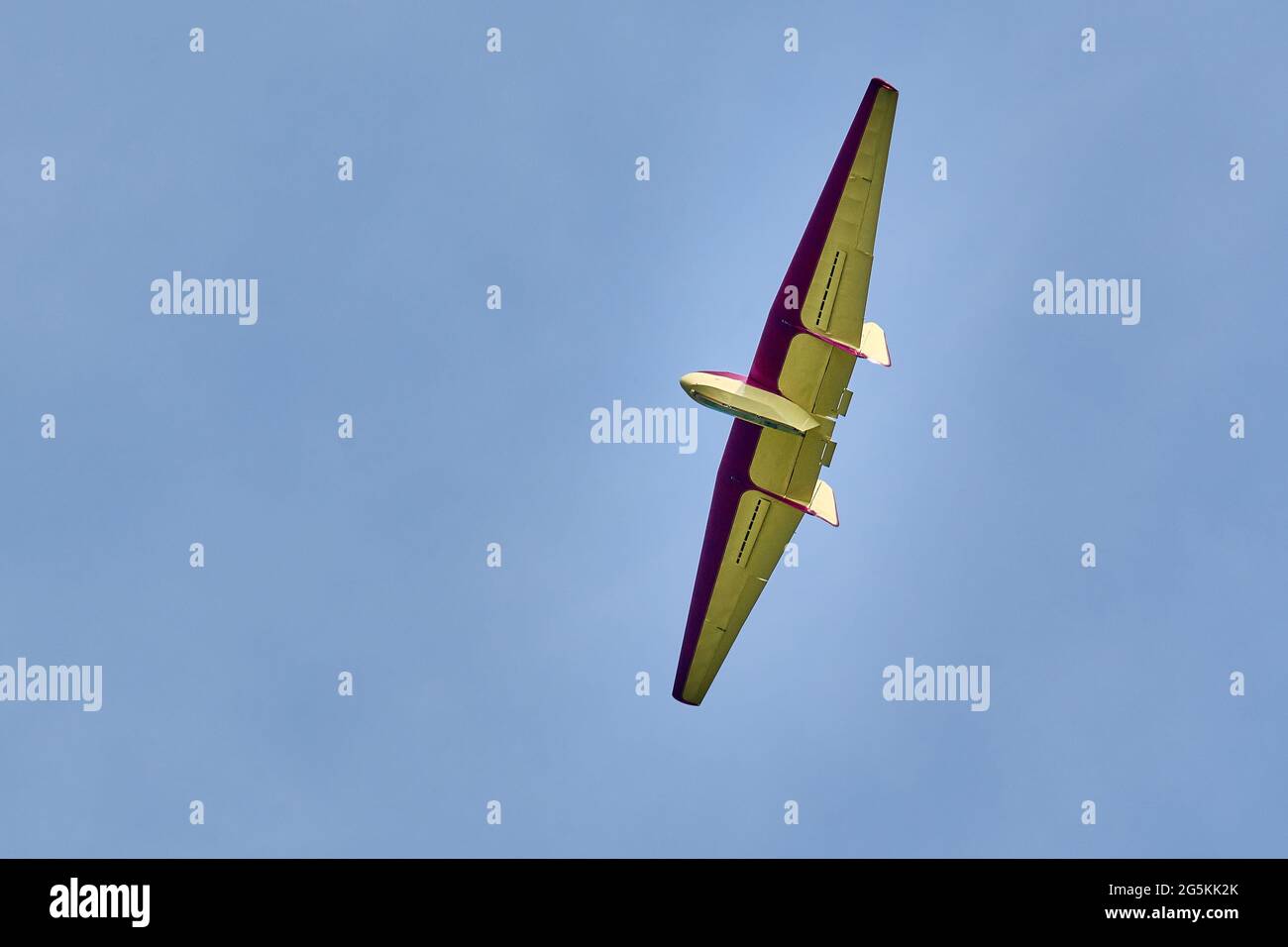 Fauvel AV36 glider in flight Stock Photo - Alamy