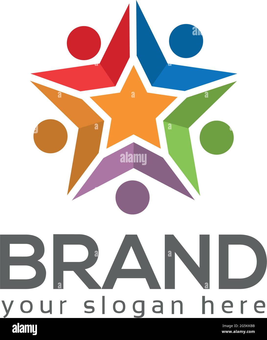 Community people concept. Icon of people together Stock Vector Image ...