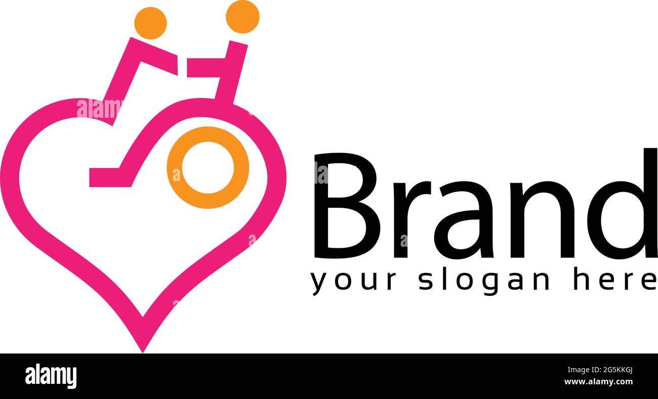 Disabled people love logo hi-res stock photography and images - Alamy