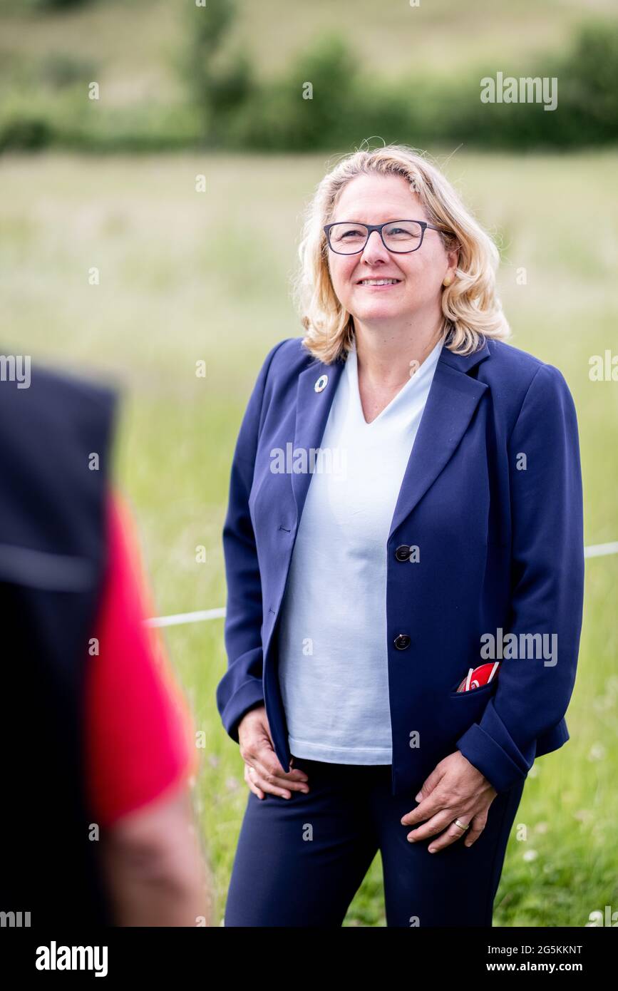 Aachen, Germany. 28th June, 2021. Svenja Schulze (SPD), Federal ...