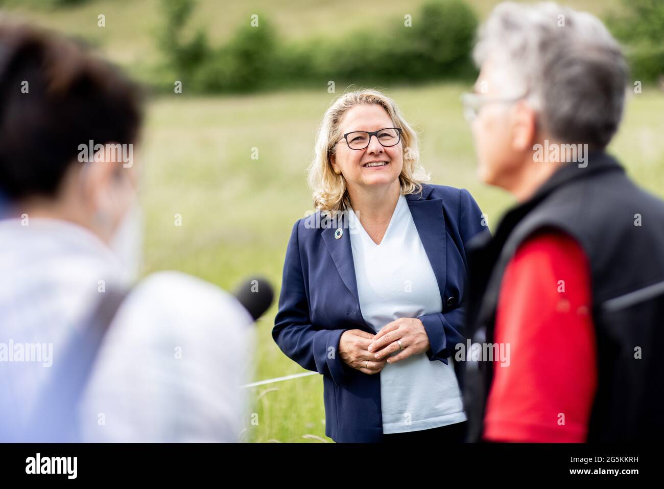 Aachen, Germany. 28th June, 2021. Svenja Schulze (SPD), Federal ...