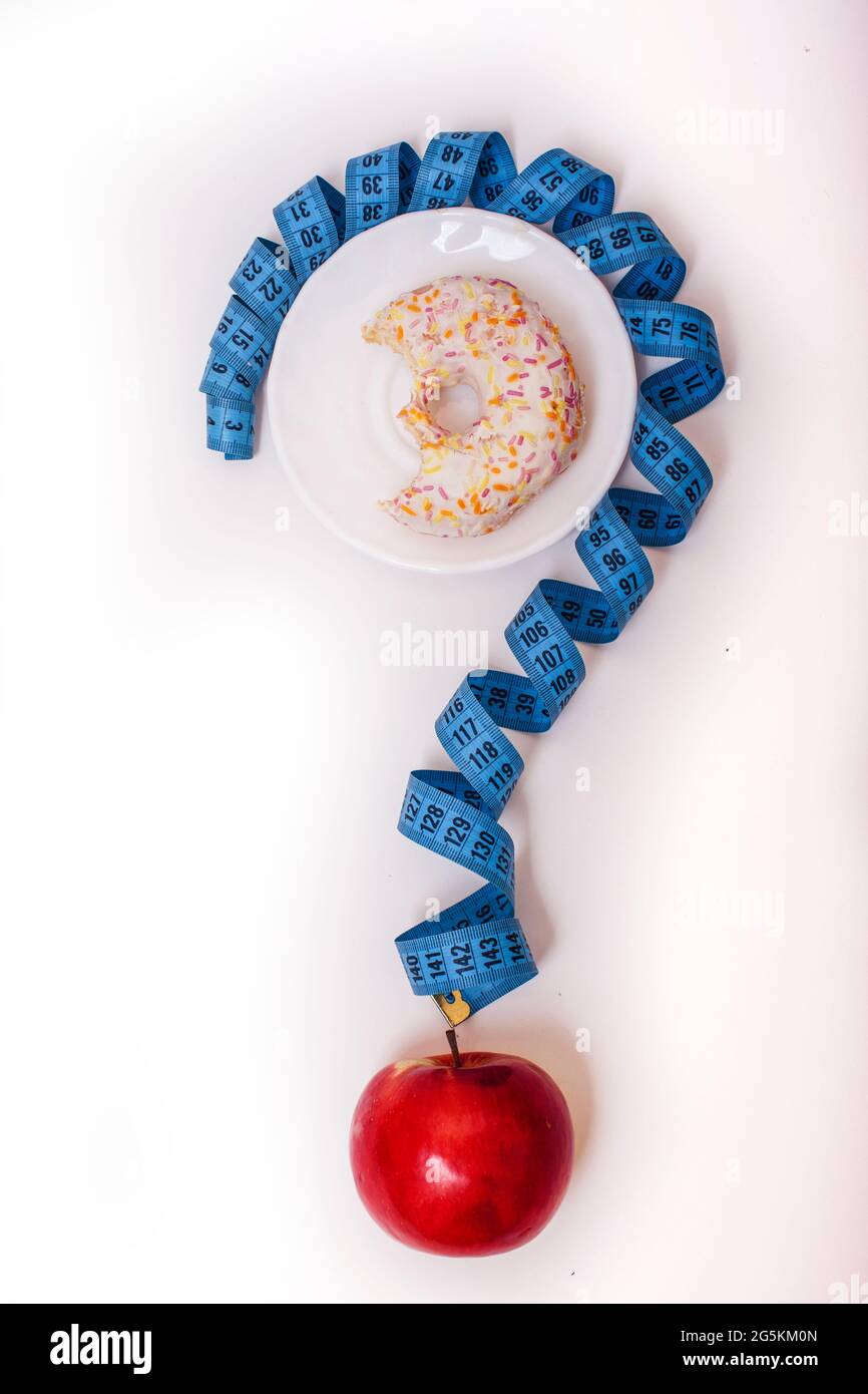 Junk food question mark hi-res stock photography and images - Alamy