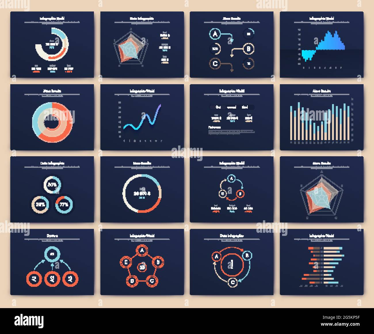 Modern infographic vector elements for business brochures. Use in ...