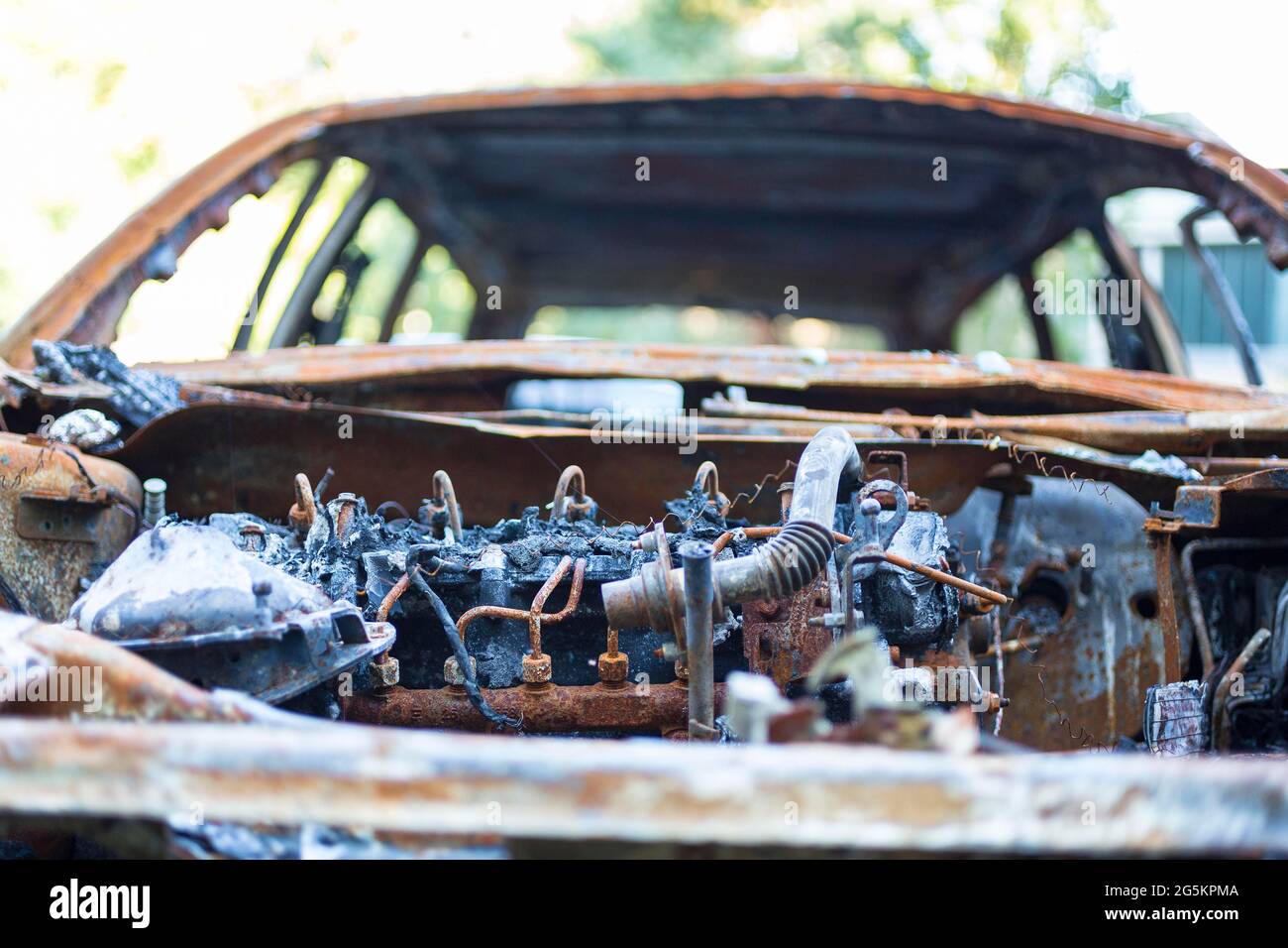 View into engine compartment engine hi-res stock photography and images ...