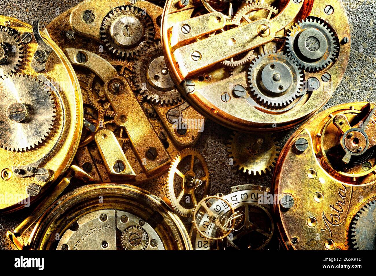 Old clockwork, Germany, Europe Stock Photo - Alamy