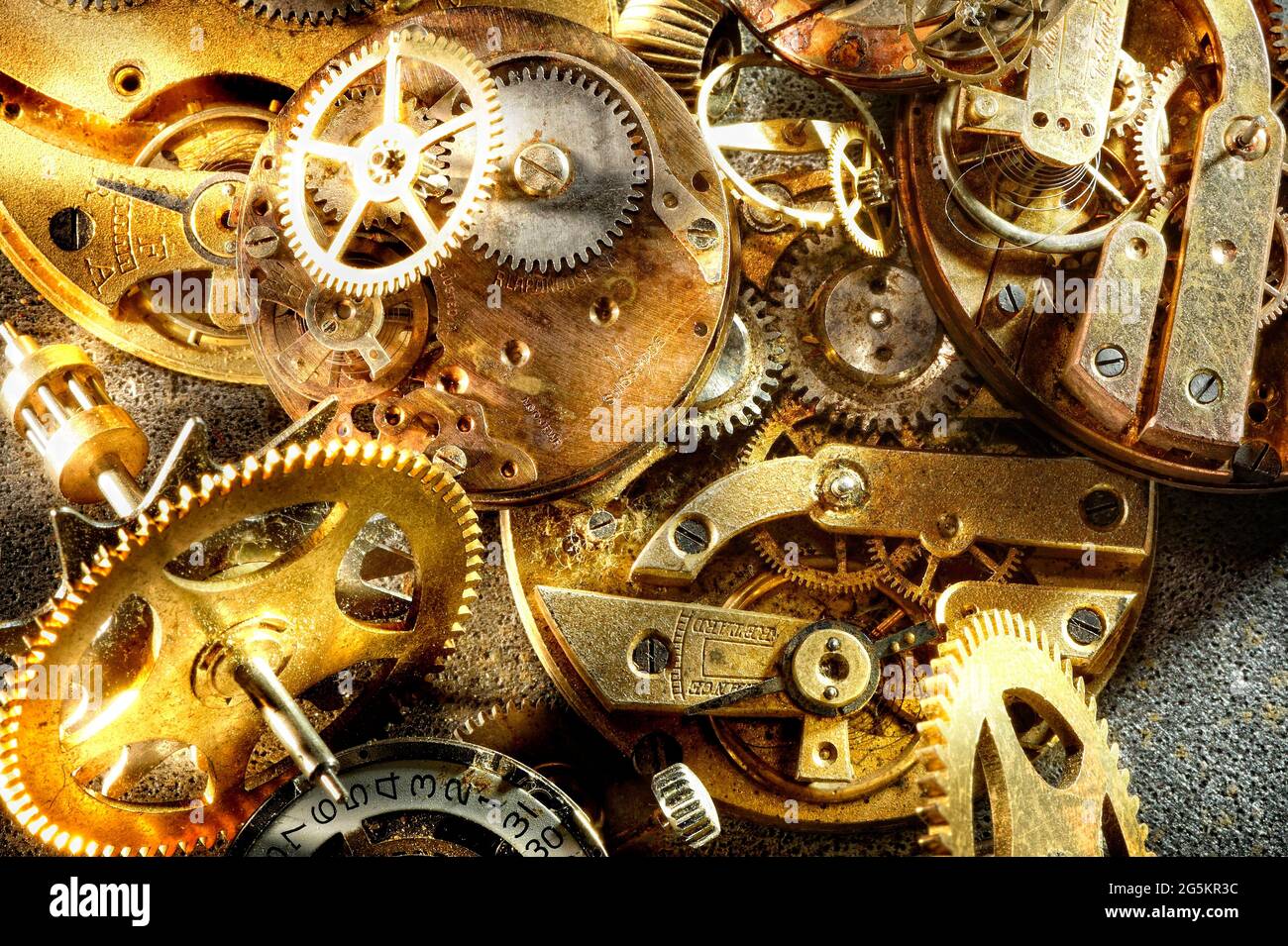 Old clockwork, Germany, Europe Stock Photo - Alamy