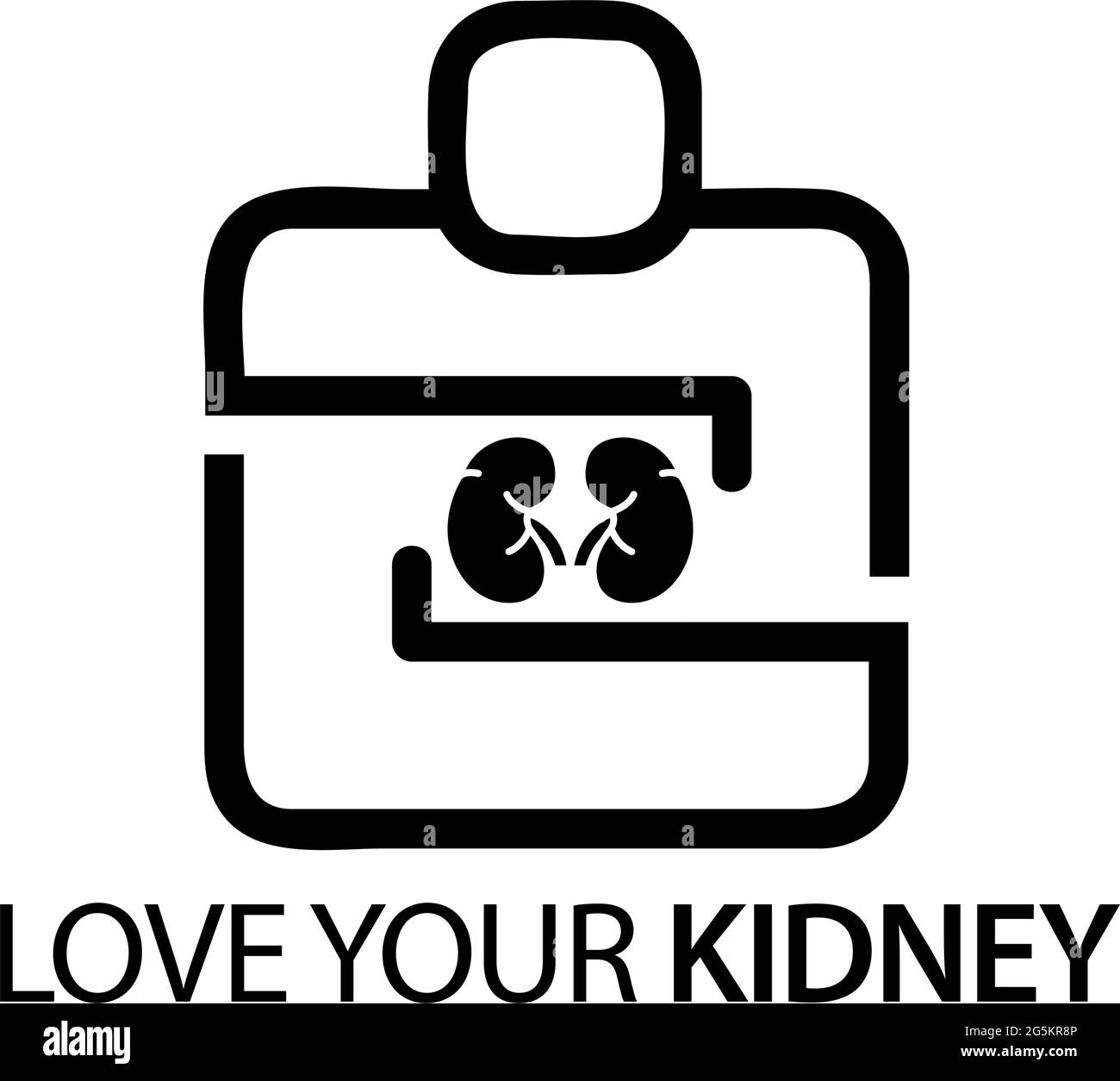 Drawing anatomy system kidney Stock Vector Images - Alamy