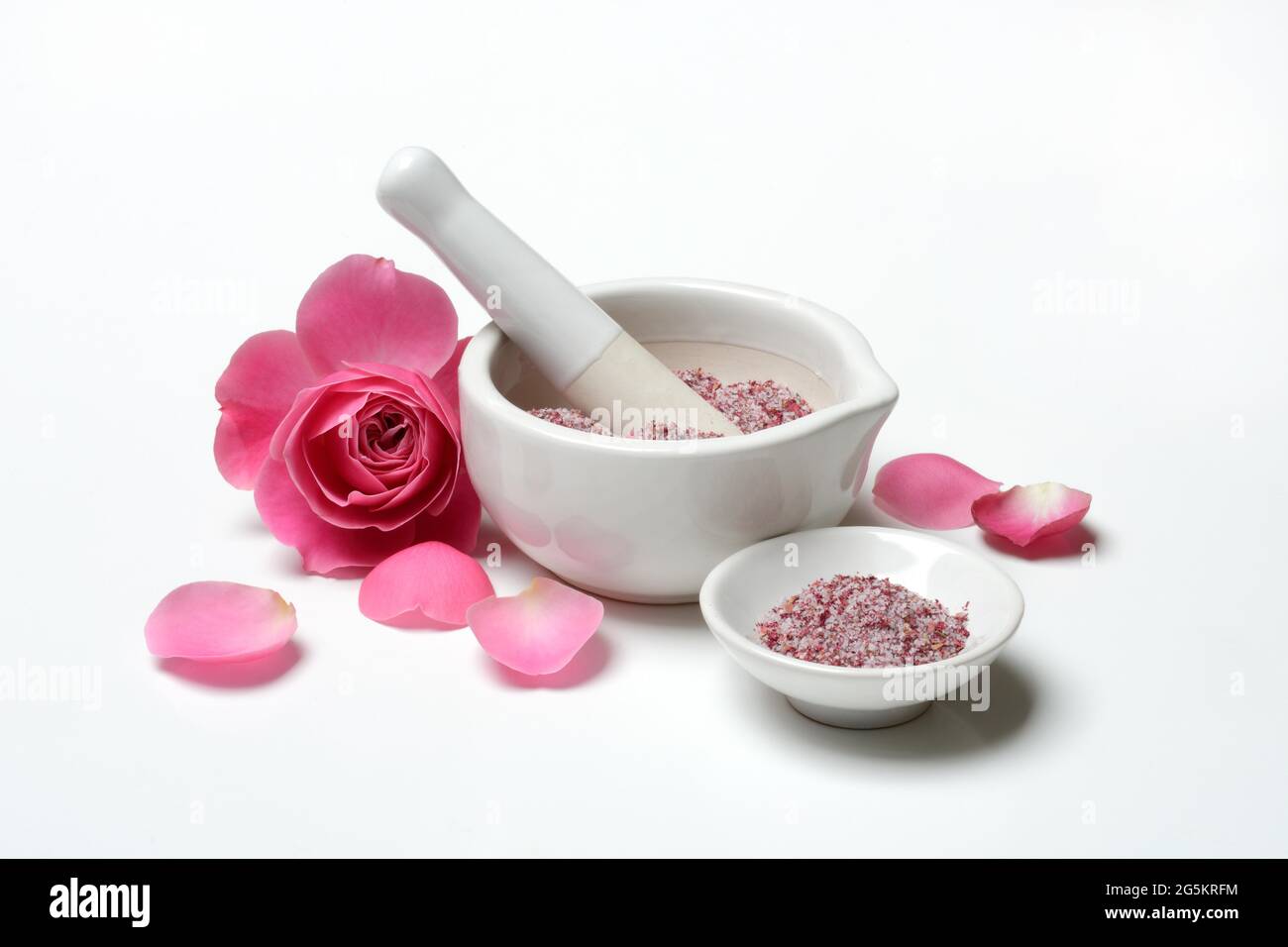 Rose petal salt hi-res stock photography and images - Alamy