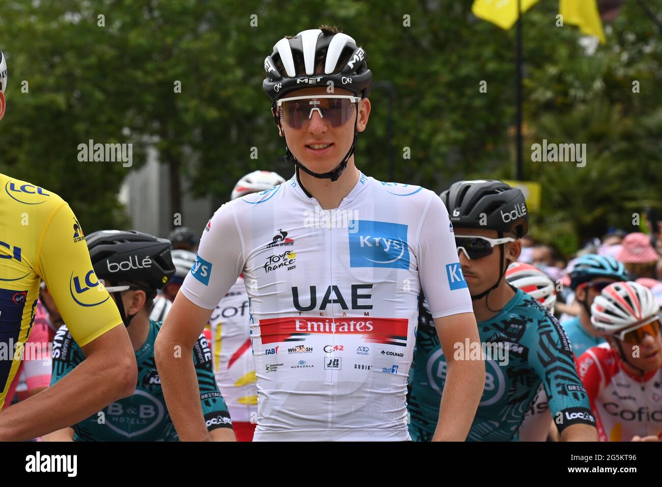 Tour de France 2021 Stage 3 , Lorient to Pontivy.28th June, 2021. UASE ...