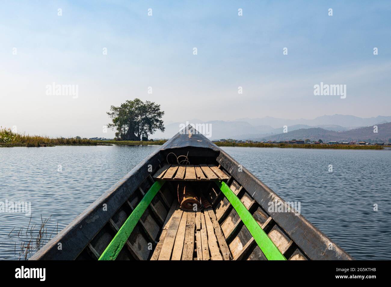 Boat on Inle lake, Shan state, Myanmar, Asia Stock Photo - Alamy