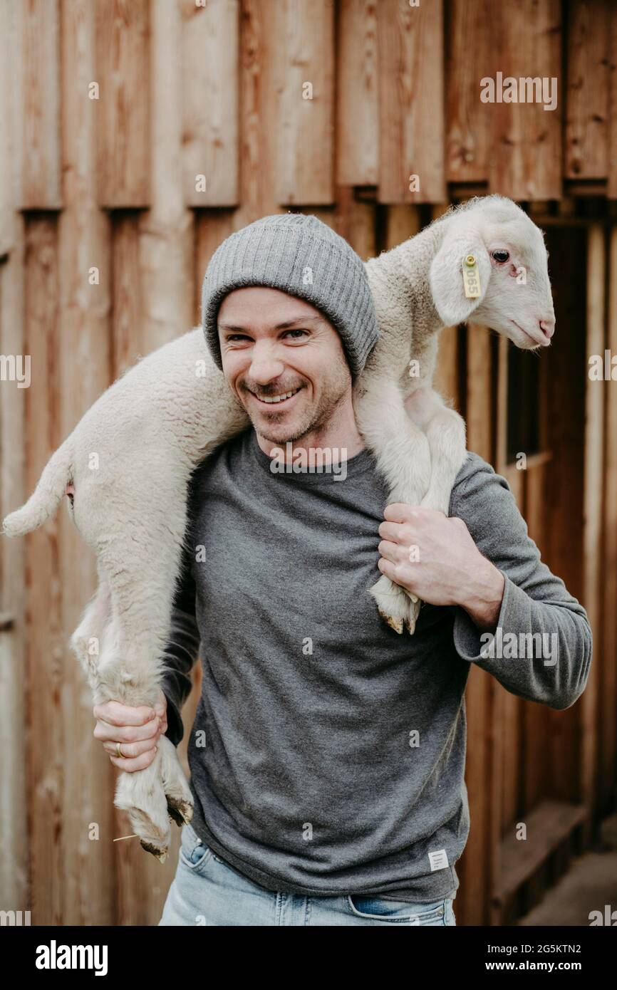 Lamb young man hi-res stock photography and images - Alamy