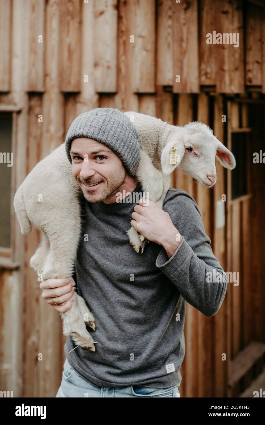 Lamb young man hi-res stock photography and images - Alamy