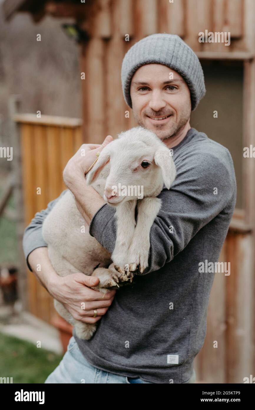 Lamb young man hi-res stock photography and images - Alamy