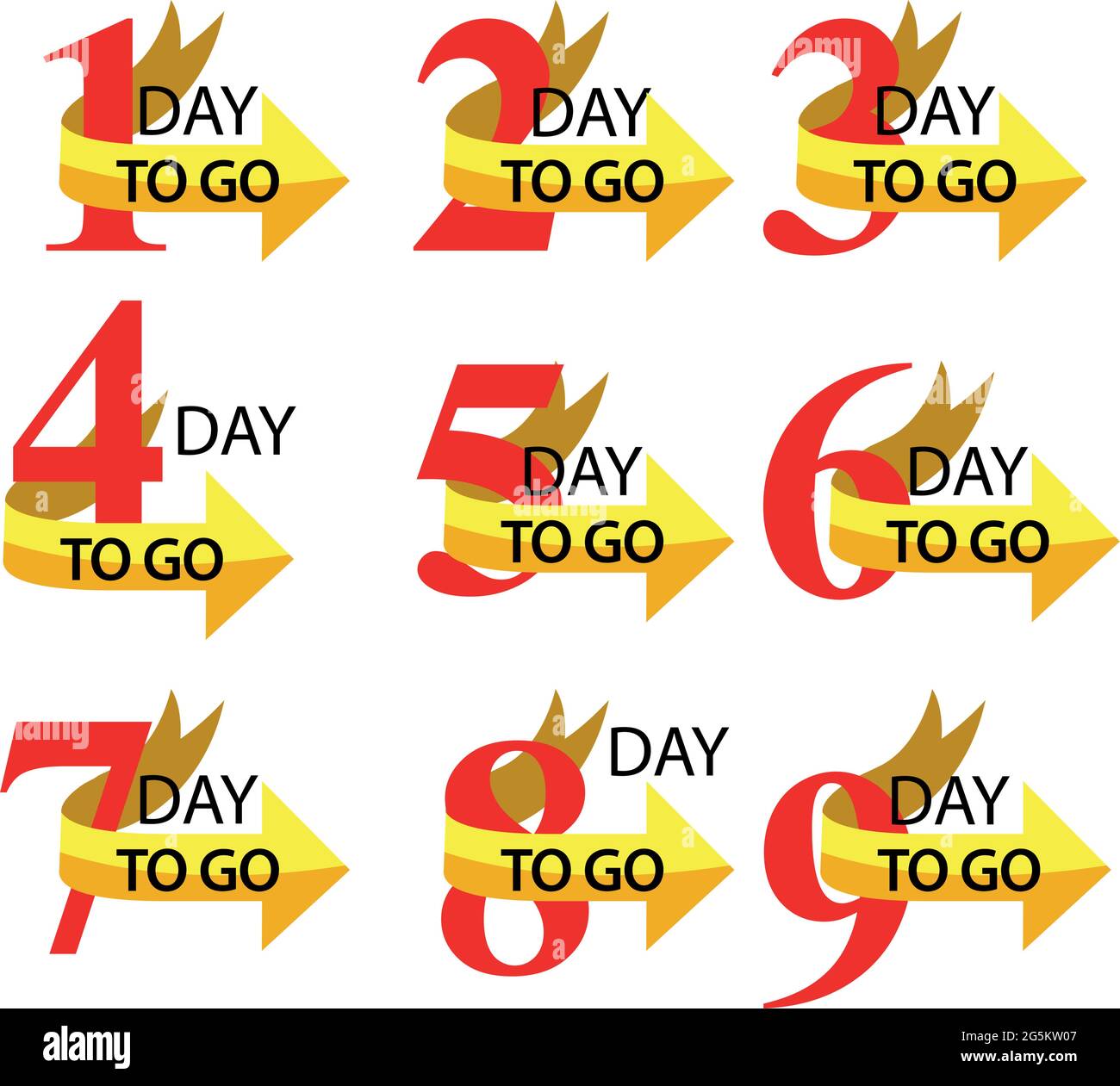 Day to go vector icon with arrow Stock Vector Image & Art - Alamy