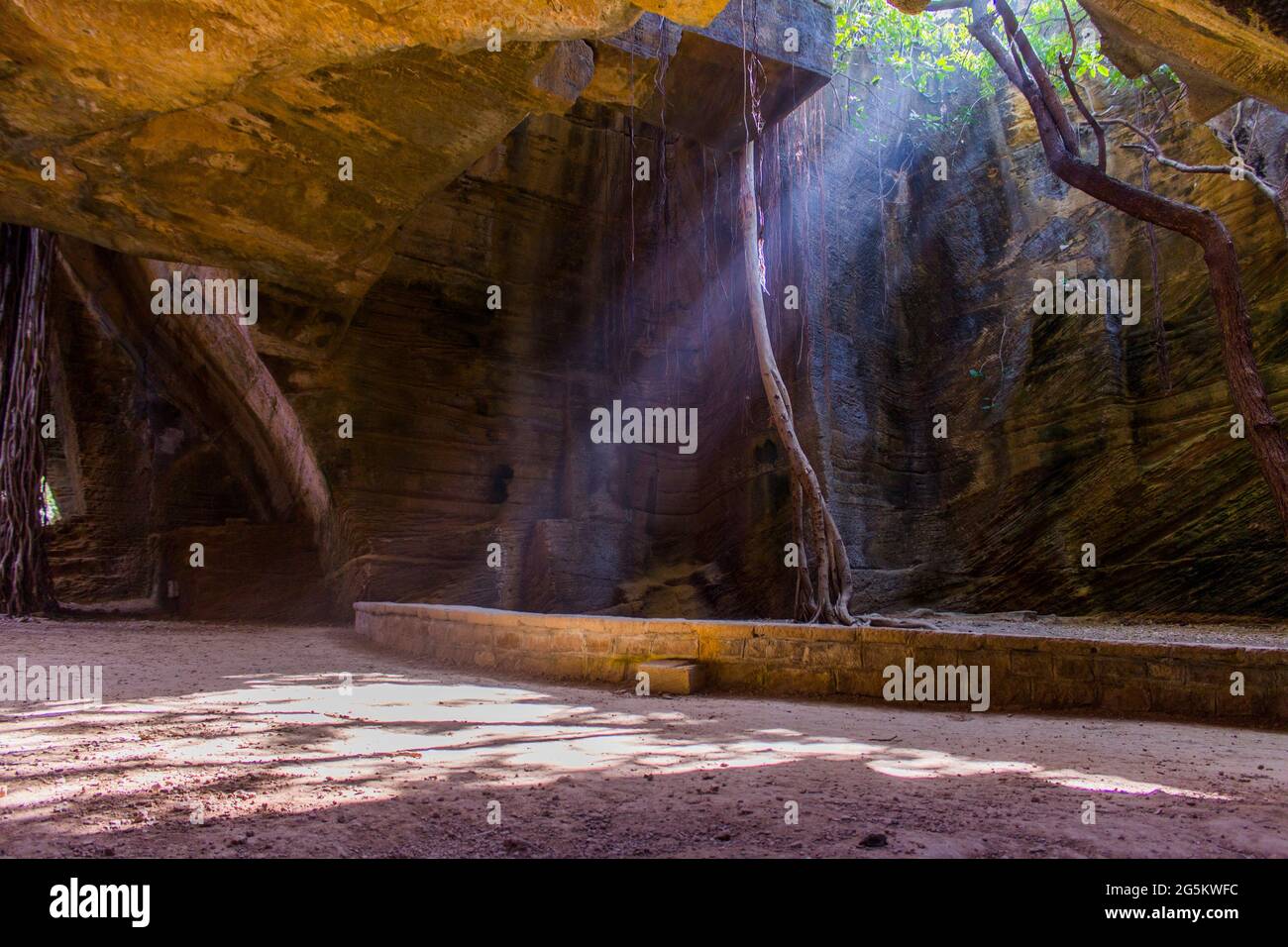 Naida Caves, Diu in the day Stock Photo - Alamy