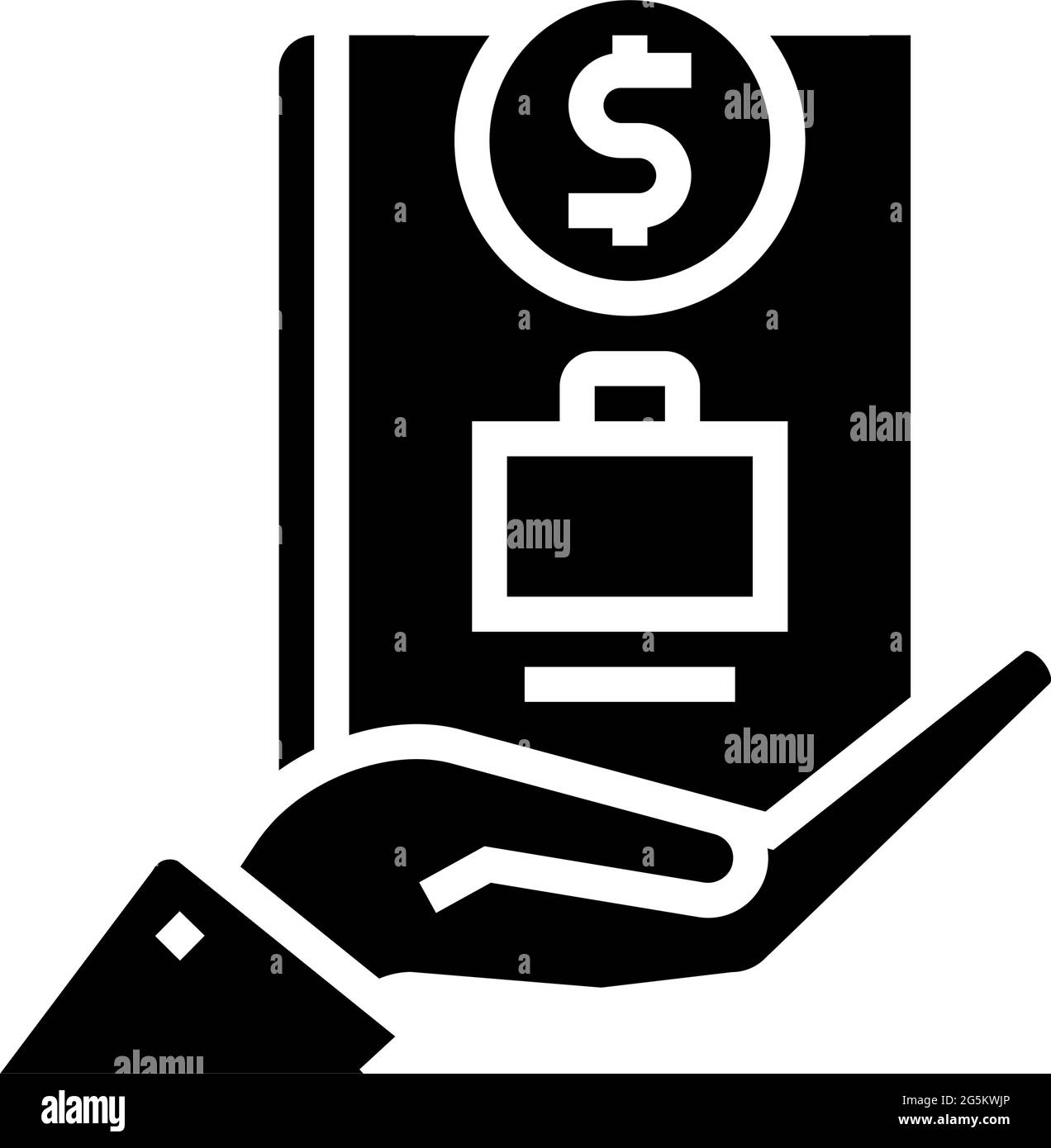 comprehensive business training program glyph icon vector illustration ...