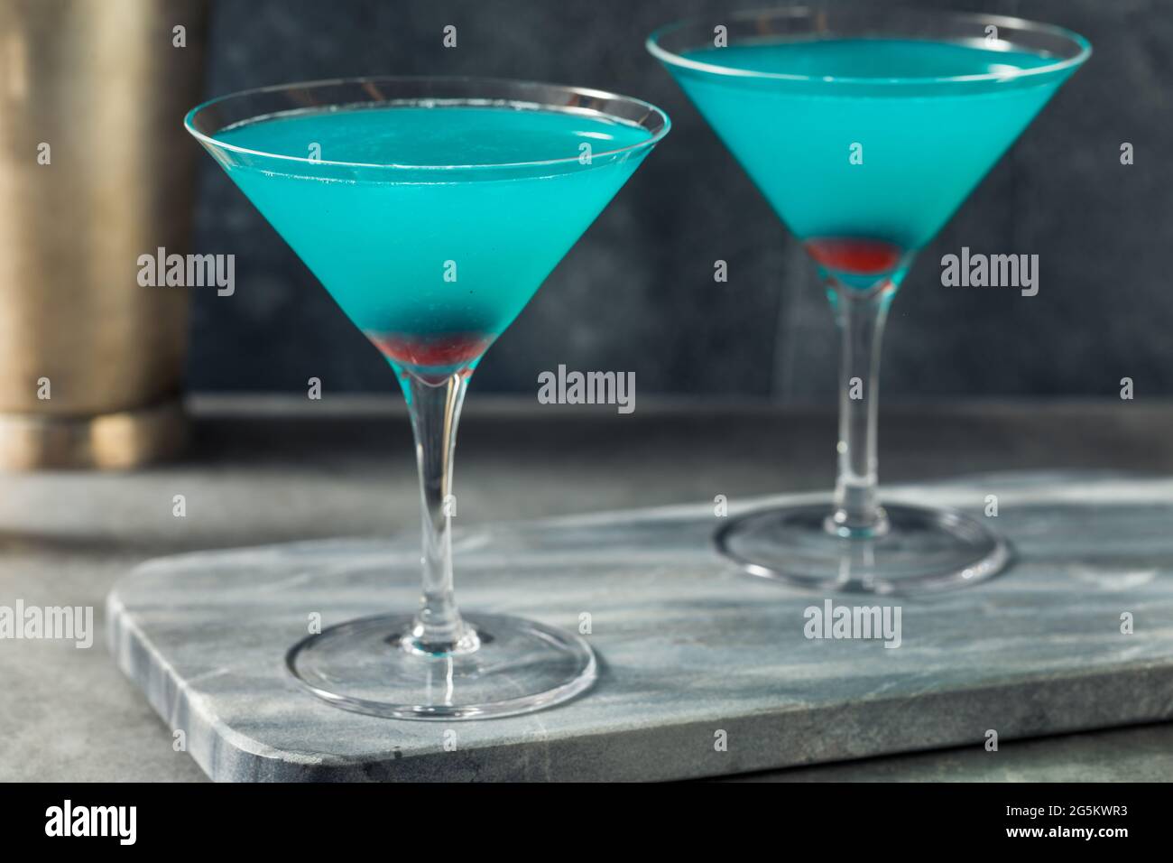 Blue cherry martini hi-res stock photography and images - Alamy