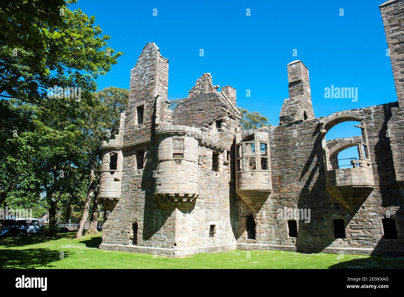 Ruin of the Earl's Palace, unfinished Renaissance building, Kirkwall ...