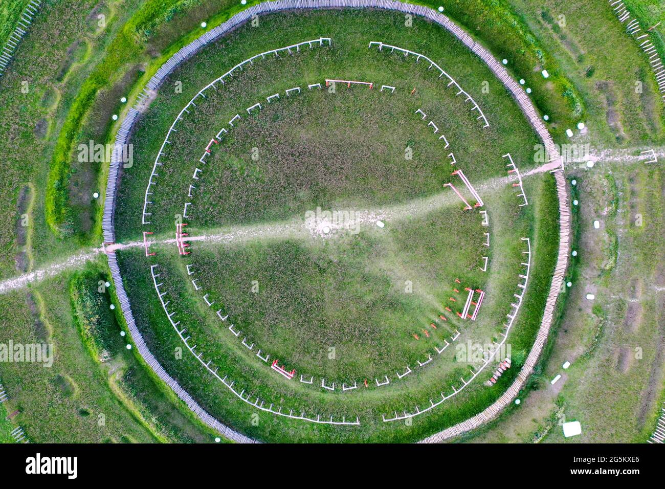 Pommelte circular ditch hi-res stock photography and images - Alamy